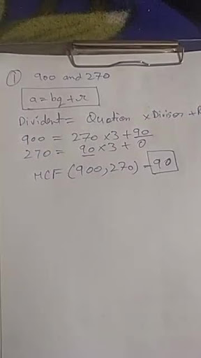 6 Class-XMathematicsEXERCISE - 1.1Use Euclid's algorithm to find the HC..