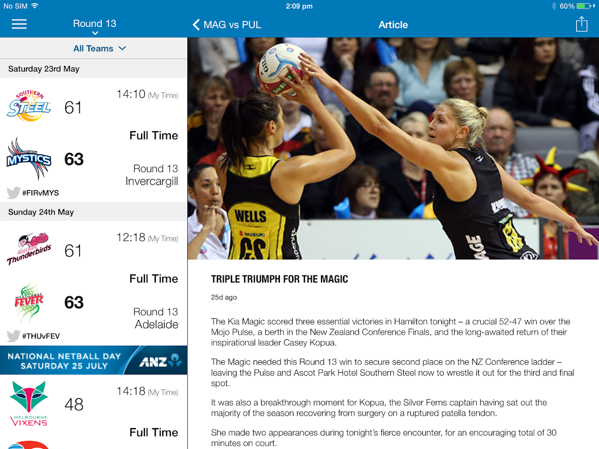 Netball Live Official - Android Apps on Google Play