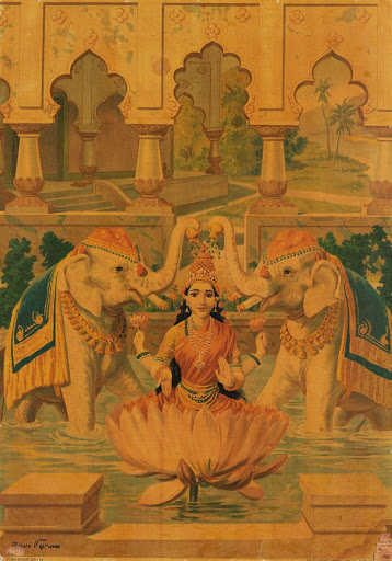 Gaja Gauri - Raja Ravi Varma and Ravi Varma Press, Karla Lonavala ...