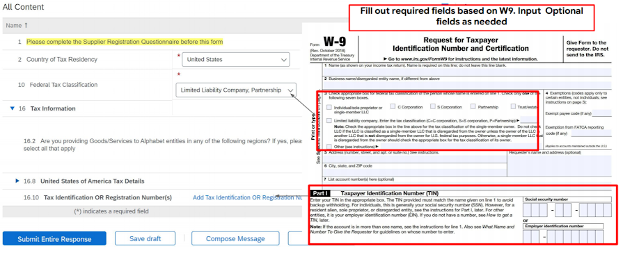 Enrolling with Ariba - Alphabet/Google Suppliers Help