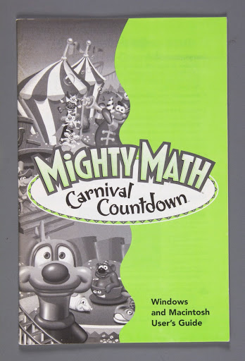 Video game instruction book:Mighty Math: Carnival Countdown User's ...