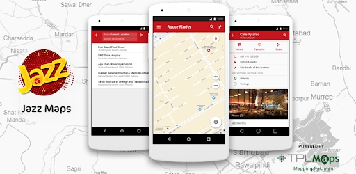 JazzMaps -Powered by TPL Maps Android App
