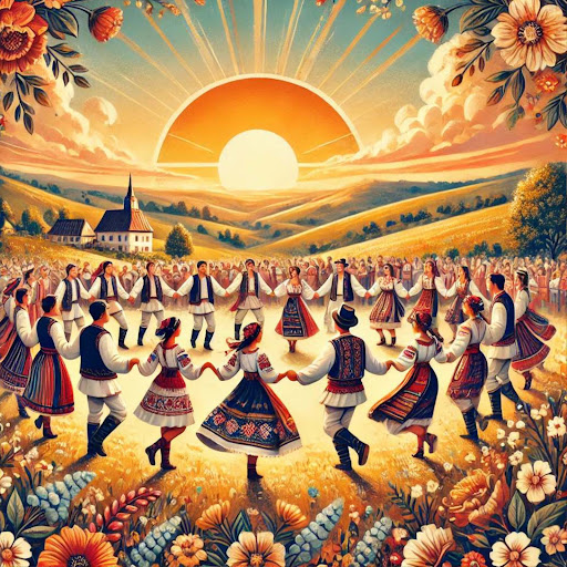 The Big Circle Dance/ Romanian Folklore - YouTube Music