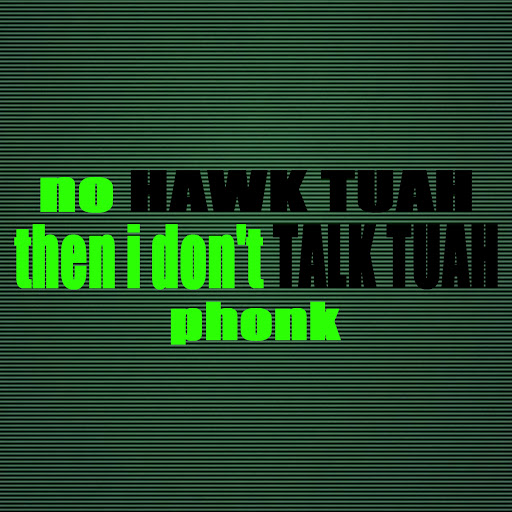 no HAWK TUAH then i don't TALK TUAH phonk - YouTube Music