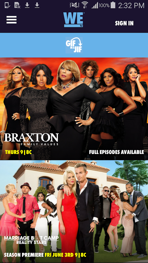 WE tv - Android Apps on Google Play