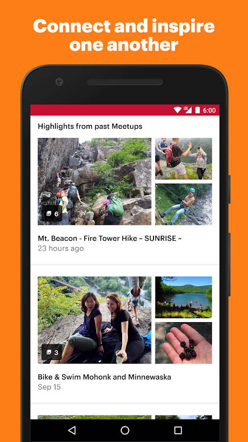 Meetup - Android-apps op Google Play