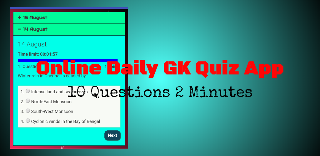 Online GK Quiz Competition - Latest version for Android - Download APK