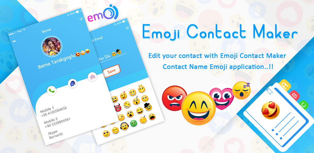 Emoji Contact Maker: Contacts Emoji - Latest version for Android ...