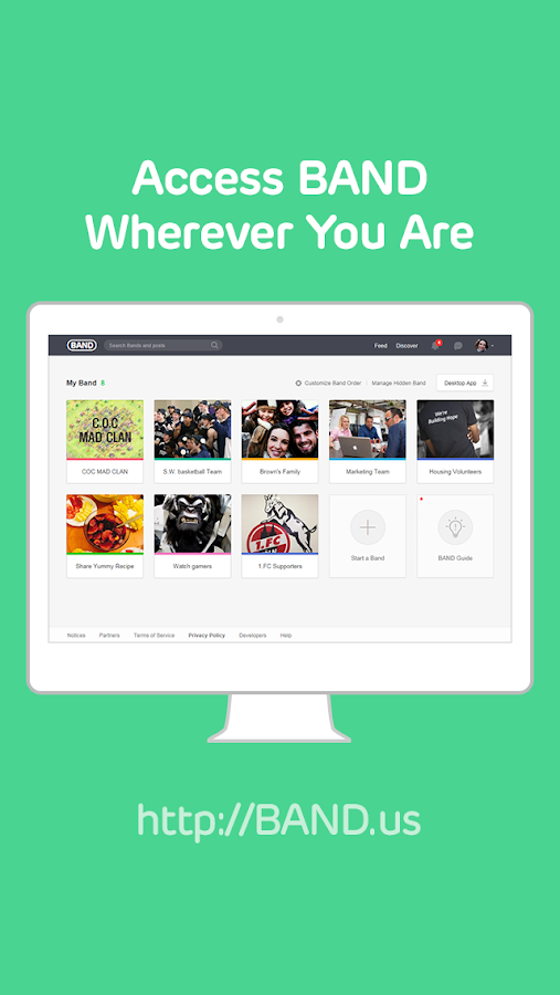 BAND - กลุ่ม & คอมมิวนิตี้ - แอปพลิเคชัน Android ใน Google Play