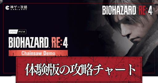 【バイオre4】体験版のやり方と攻略チャート【バイオハザードre4】 神ゲー攻略