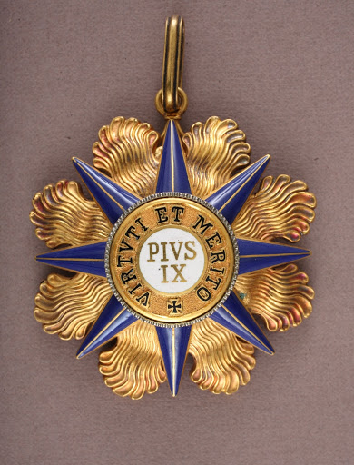 Order of Pope Pius IX (medal) - Manufacturer: Tanfanni Bertarelli, Rome ...