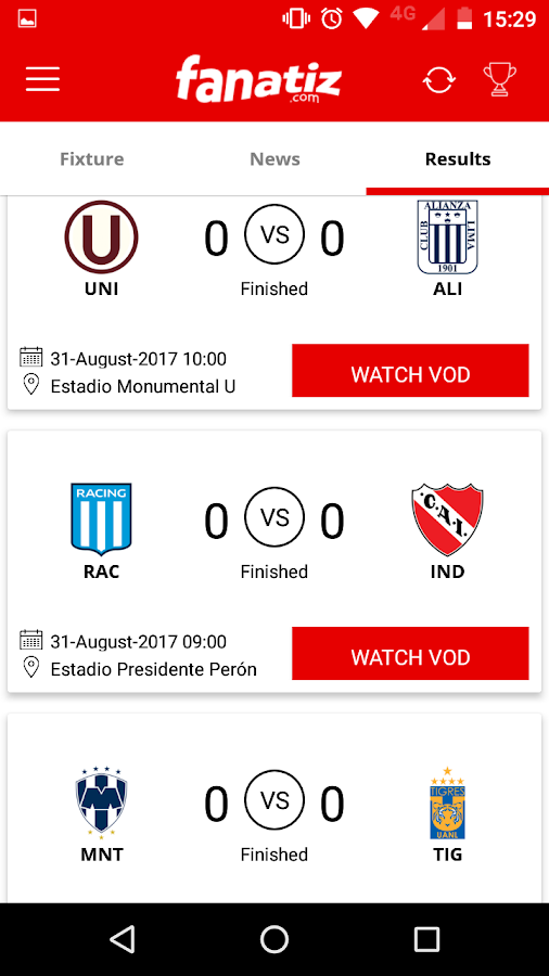 Fanatiz - Android Apps on Google Play