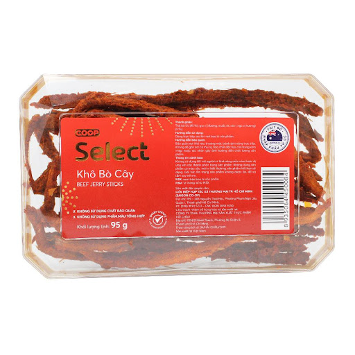 Khô bò cây Co.op Select 95g