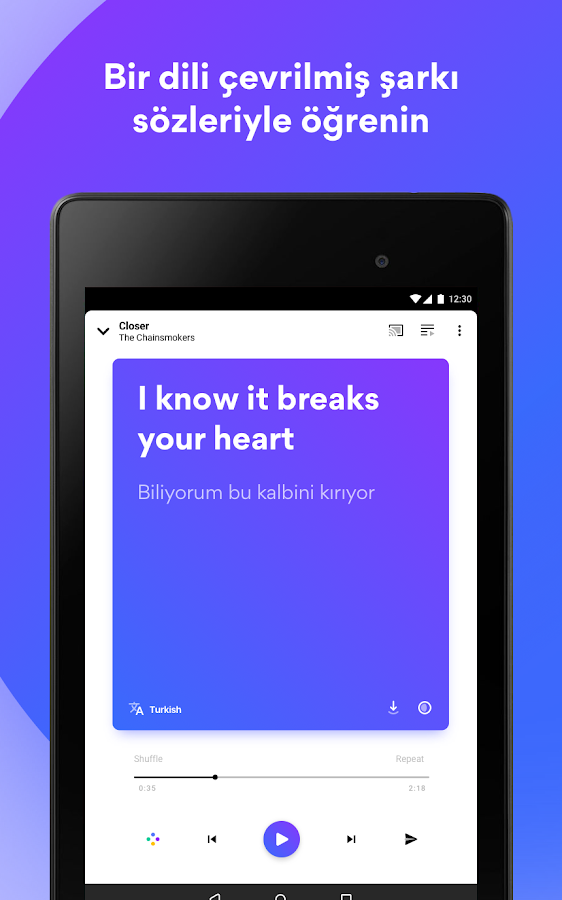 Musixmatch Music Lyrics Player - Google Play'de Android Uygulamaları