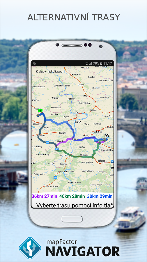 MapFactor GPS Navigation Maps – Aplikace pro Android ve službě Google Play