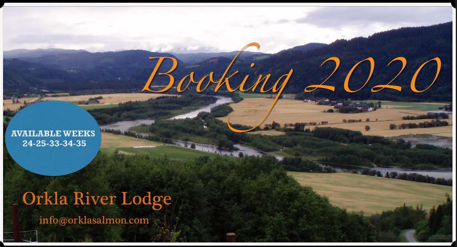 ORKLA RIVER LODGE Salmonfishing Norway