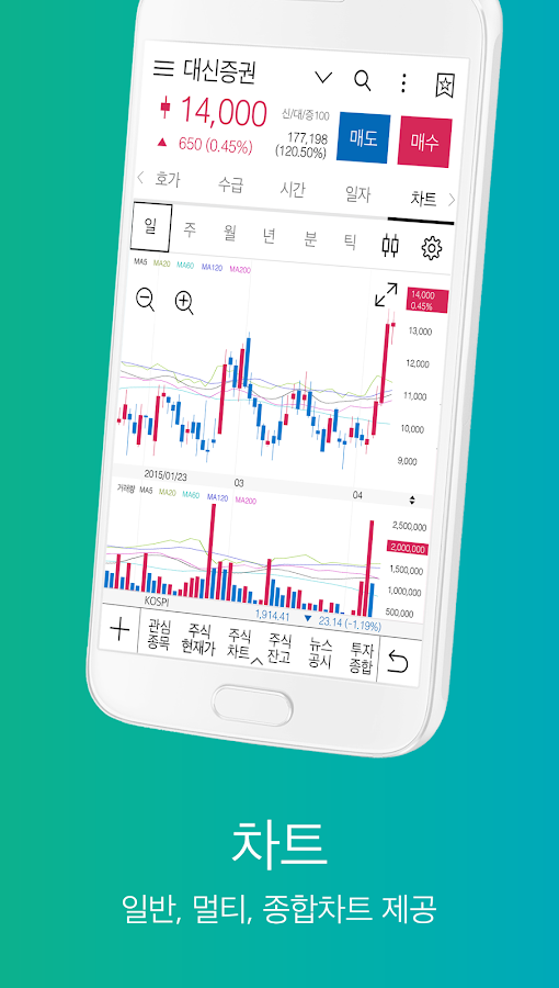 대신증권 CYBOS Touch (계좌개설 겸용) - Google Play의 Android 앱