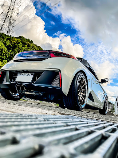 S660の夏の終わり・workwheels・WORK EMOTION CR2P・ホイールお披露目・カメラマンは友人に関するカスタム事例｜車のカスタム情報はCARTUNE