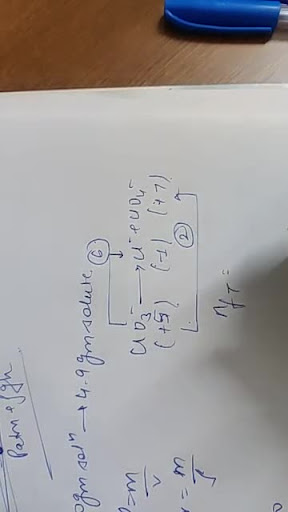 What Is The Equivalent Mass Of Mathrm{clo}{3} { }in The Following Reacti