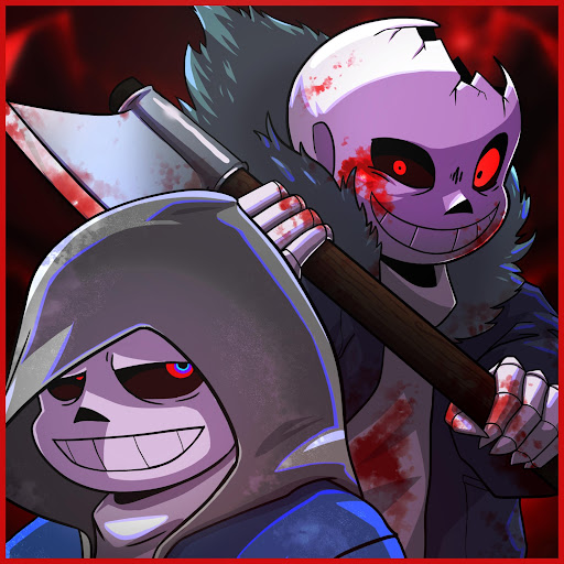 Undertale AU: Dusttale Sans VS Horror Sans Megalovania
