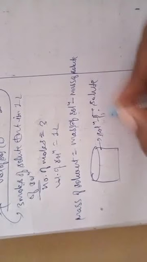 The density of 3M solution of NaCl is 1.25 g mL−1. Calculate the molality..