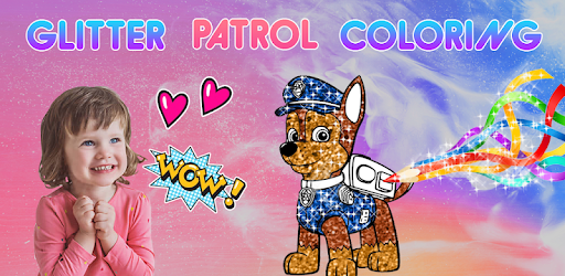 Patrol Glitter Coloring Android App