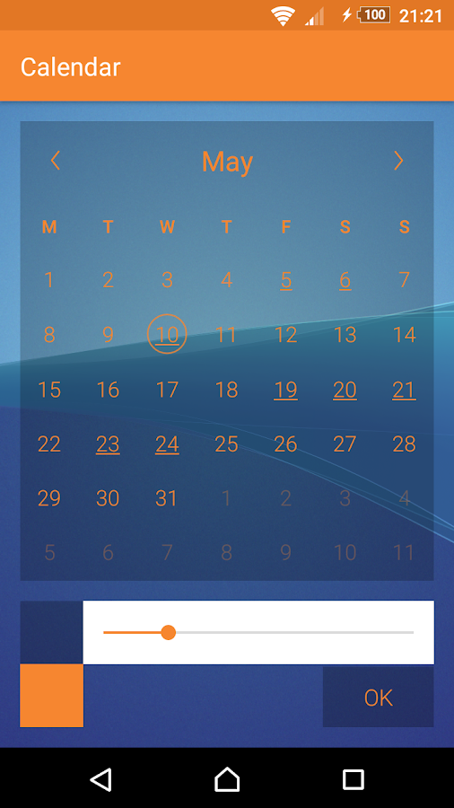 Calendario simple - Aplicaciones de Android en Google Play