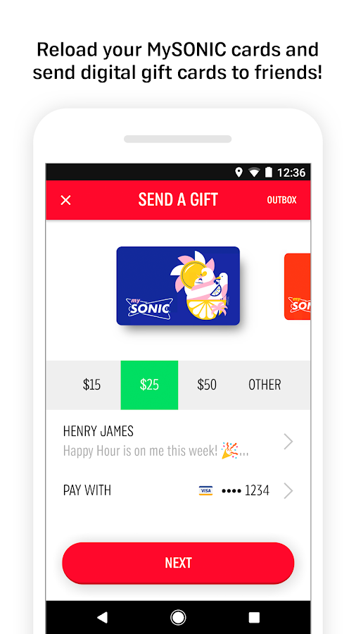 SONIC Drive-In - Android Apps on Google Play