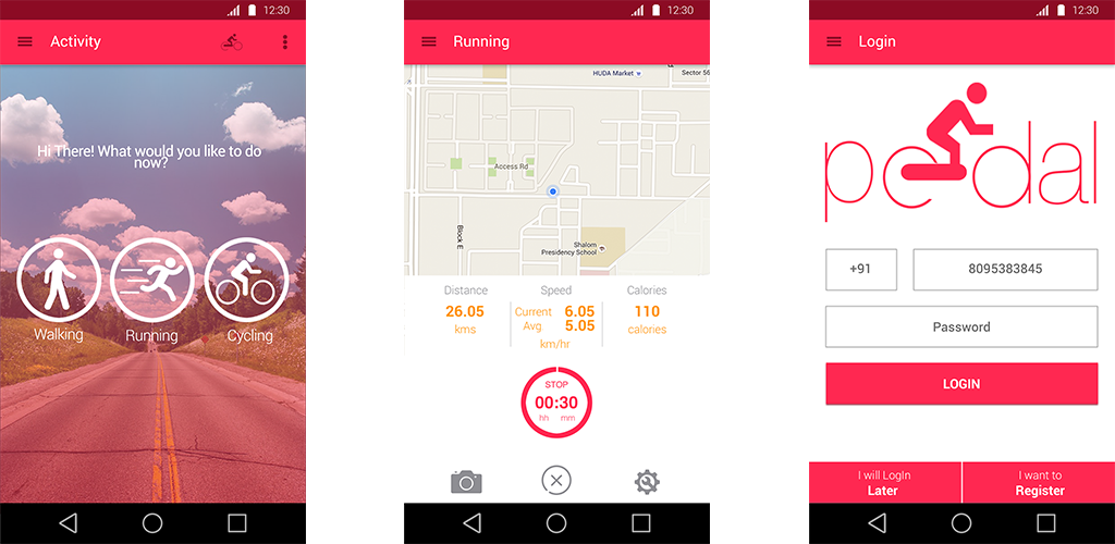 The Pedal App-适用于Android App Health And Fitness的最新版本1.0