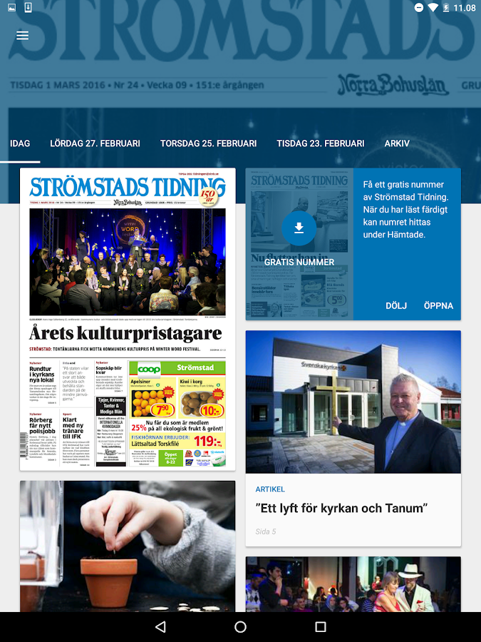 E-tidning - Strömstads Tidning – Android-appar på Google Play