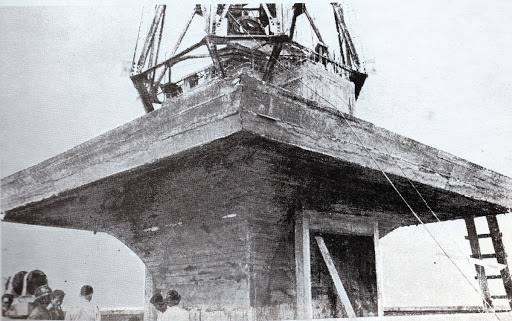 Construction of the obelix on the top platform — Google Arts & Culture