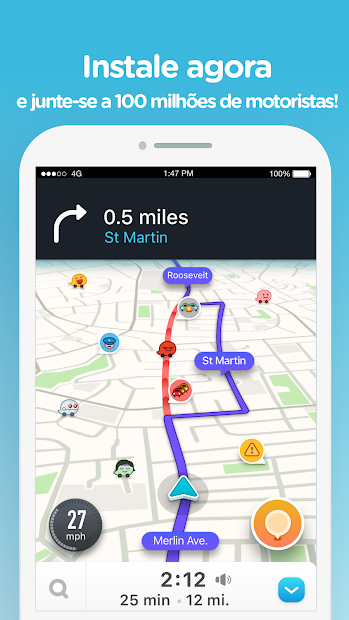 Waze - GPS, Mapas, Alertas, Trânsito em Tempo Real – Apps no Google Play