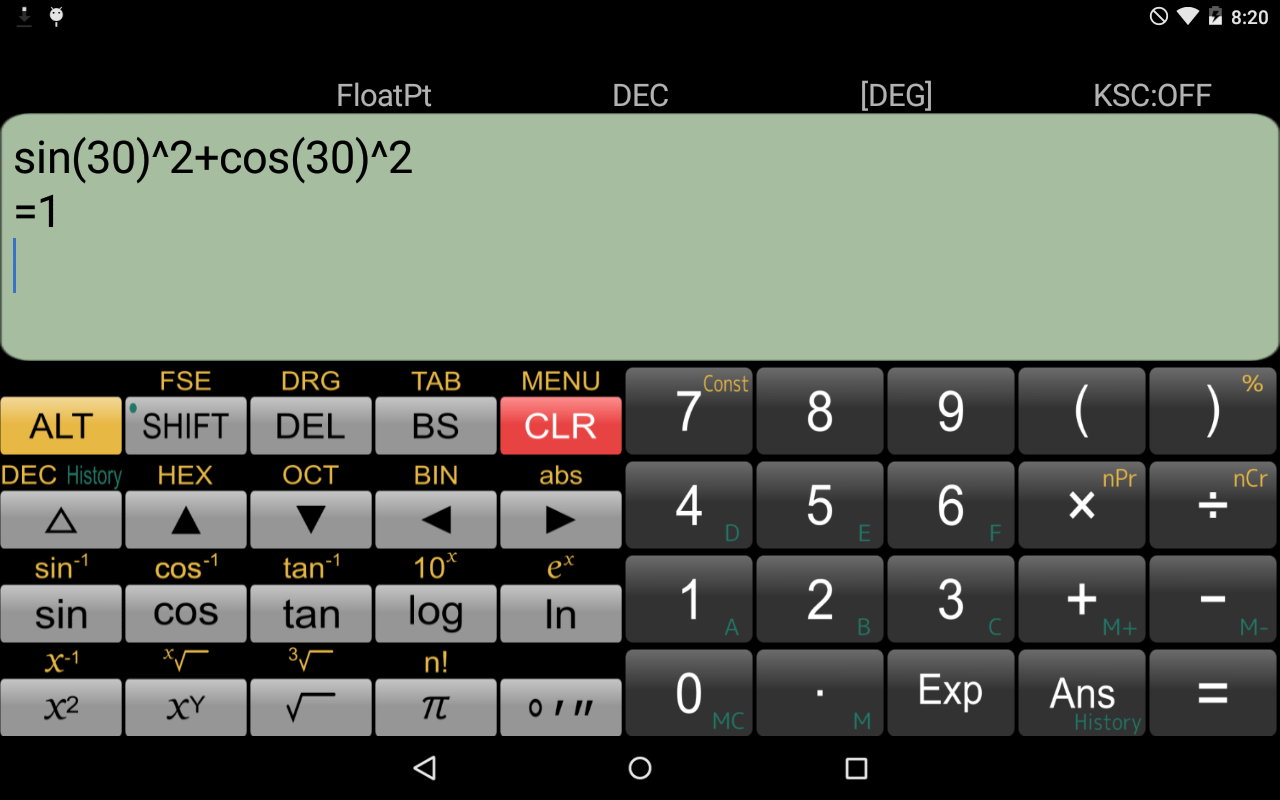 Panecal Calculadora Científica - Aplicaciones de Android en Google Play