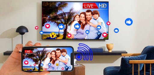 screen mirroring to tv miracast screen sharing app Android App