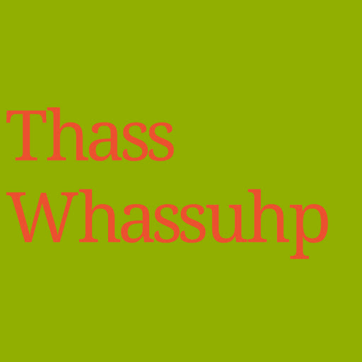 Thass Whassuhp - YouTube Music
