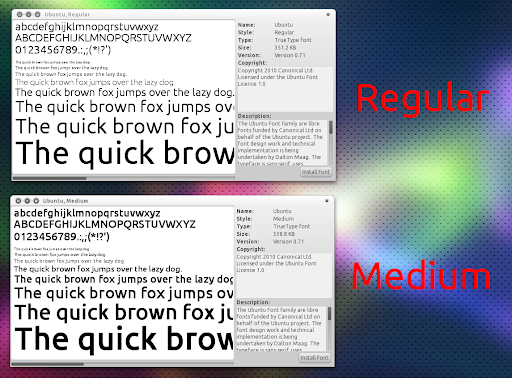 Ubuntu Font Family Adds Light And Medium Variants [PPA] ~ Web Upd8 ...