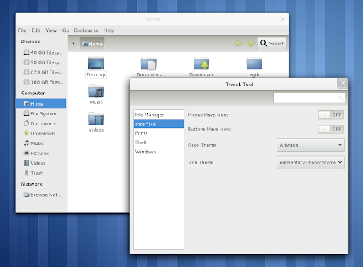 Adwaita Improved: Reduced Padding For Adwaita Combo Boxes / Nautilus ...