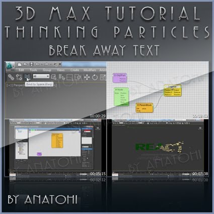 3ds Max And Thinking Particles Tutorial Break Away Text