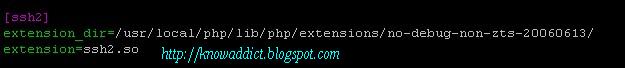 Knowledge Addict Installation Php Ssh2 Extension On Php5 Apache2