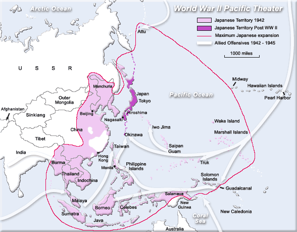 Pacific Front Of Wwii Complete Pacific Theater Timeline Of Wwii