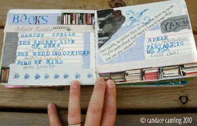 Candace Illustration Altered Book Project