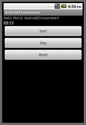 Android Er Android Chronometer