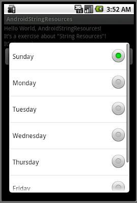 Android Er String Resources