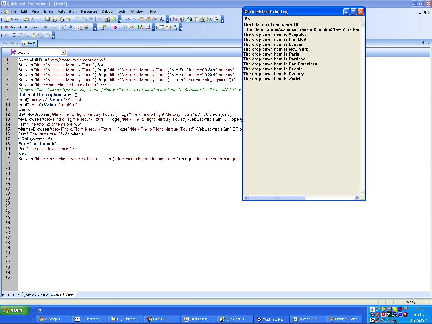Hp Quicktest Professional Vb Scripting With Qtp Part 2