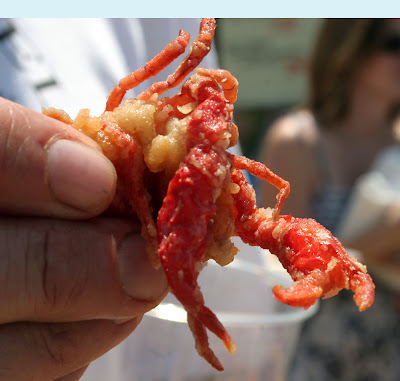 Unique Culinary Adventures Jazzfest Soft Shell Crawfish
