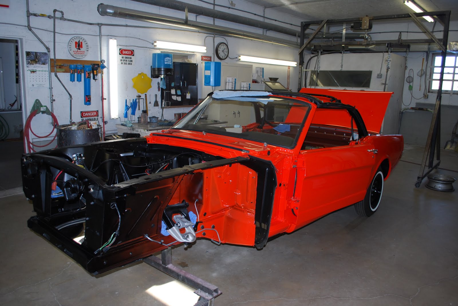Virginia Classic Mustang Blog More 65 Mustang Convertible Restoration