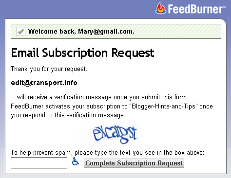 The "follow by email" gadget: an easy way to add an email subscription ...