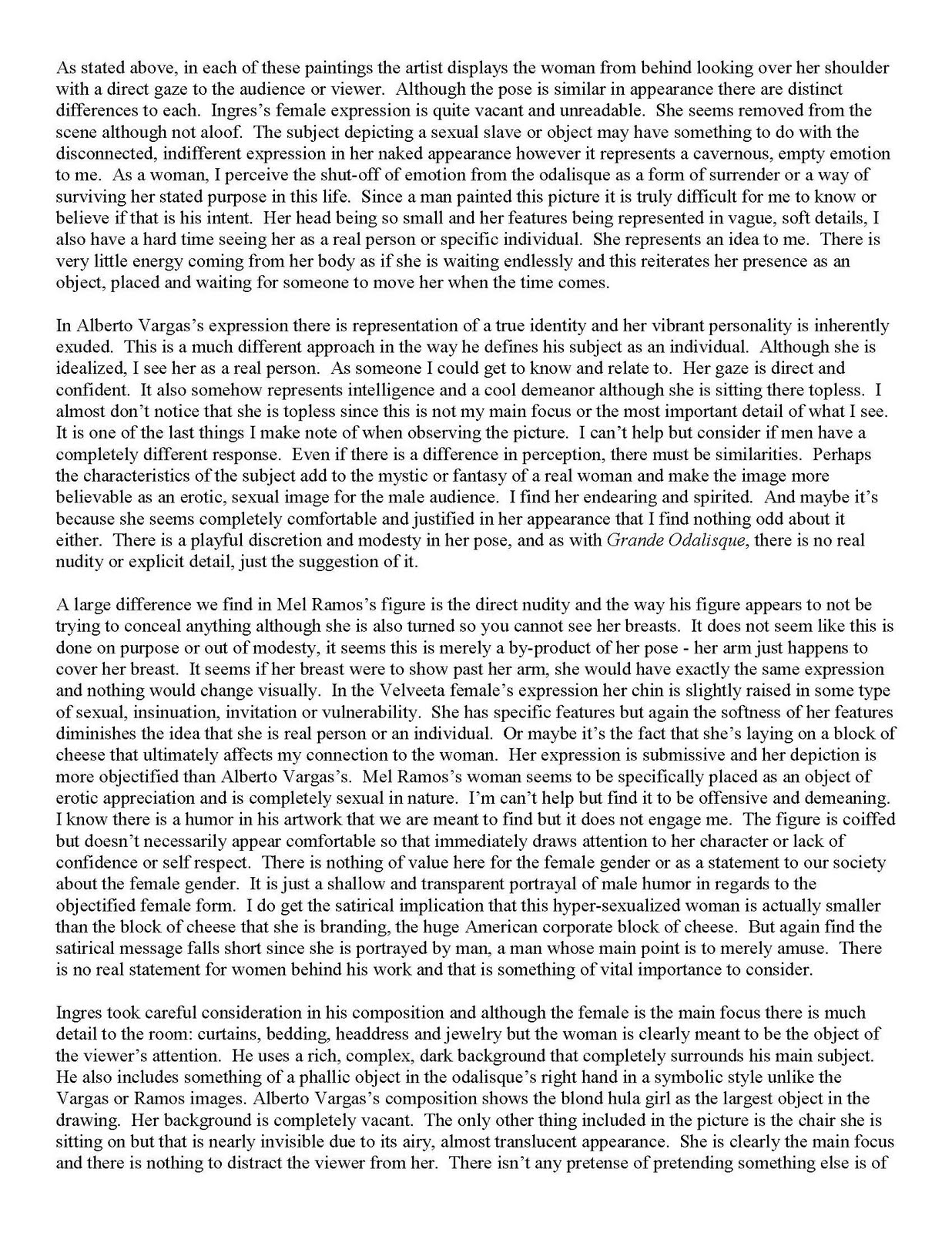 The Aib Experience Art History Visual Analysis Final Draft