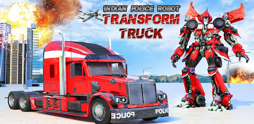 Indian Police Robot Transform Truck Android App