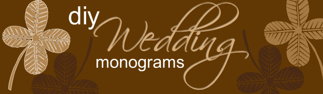 Diy Wedding Monograms